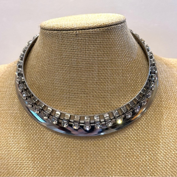 unbranded | Jewelry | Nwt Silver Collar Torque Choker Necklace W ...